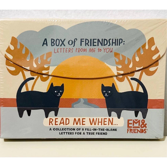 Em & Friends | Office | Nwt A Box Of Friendship Fill In The Blank Read ...